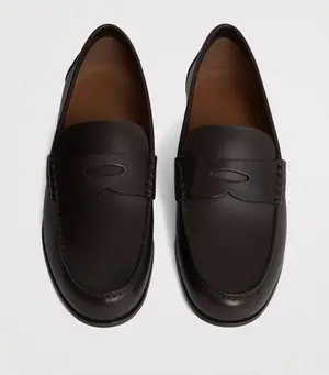 Dunhill Heddon Leather Loafers