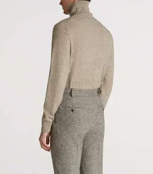Dunhill Cashmere Donegal Rollneck Sweater