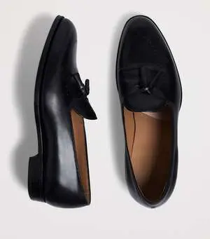 Dunhill Calf Leather Tassel Loafers