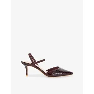 DUNE Leather Slingback Courts