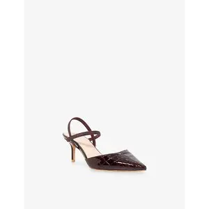 DUNE Leather Slingback Courts