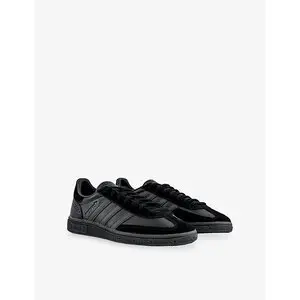 Adidas Handball Spezial Leather Trainers - Core Black Focus Oli