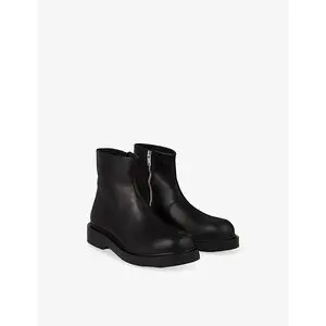 Sandro Leather Ankle Boots