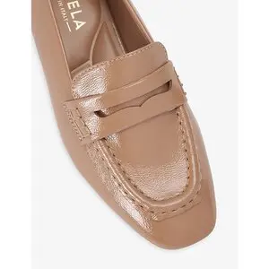 Carvela Dolce Faux-leather Loafers - Camel