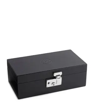 Dunhill Leather 3-piece Watch Box - Black