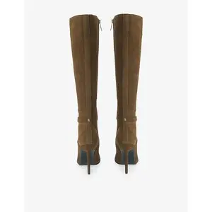 Kurt Geiger Heeled Suede Knee-high Boots