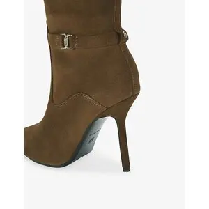 Kurt Geiger Heeled Suede Knee-high Boots