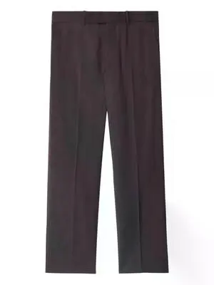 Burberry Hook-and-button Tailored Trousers - Red