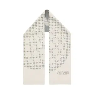 Aimé Leon Dore X New Balance Geo Print Wool Scarf Birch - Silver