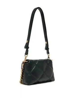 Liu Jo Quilted Shoulder Bag With Chain Strap - Black