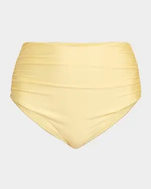 Simkhai High-waisted Bikini Bottom - Buttercream