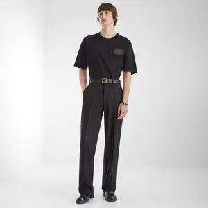 Fendi Ff Squared Belt - Black