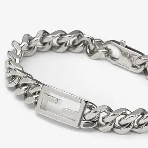 Fendi Ff Baguette Chain Link Bracelet