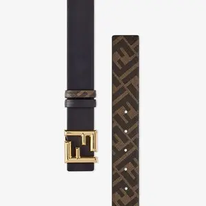 Fendi Ff Rounded Reversible Belt