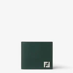Fendi Ff Squared Bifold Wallet - Green