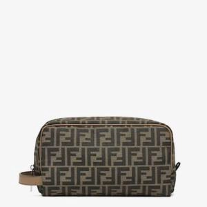 Fendi Ff Toiletry Case - Brown