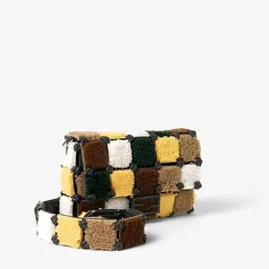 Fendi Baguette Shearling Bag