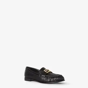 Fendi Baguette Leather Loafers