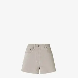 Fendi Light Wash Shorts For Women