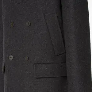 Fendi Double-breasted Pea Coat - Black