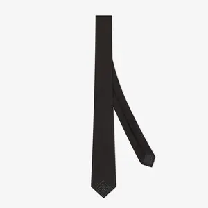 Fendi Silk Neck Tie - Black