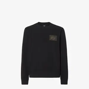Fendi Regular Fit Sweatshirt With Ff Eclissi Motif