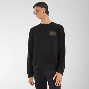 Fendi Regular Fit Sweatshirt With Ff Eclissi Motif