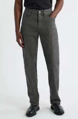 34 Heritage Charisma Relaxed Straight Leg Pants - Grey Herringbone