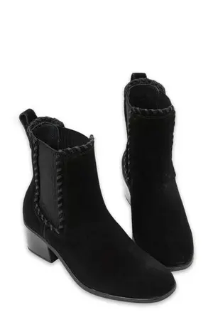 Naot Tradition Chelsea Boot - Black Suede