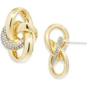 Demarson Asher Pavé Stud Earrings