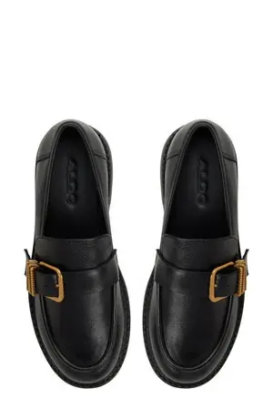 Aldo Kalya Leather Loafer - Black