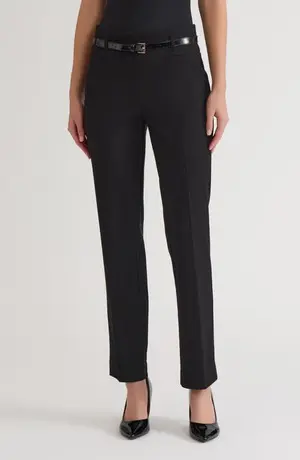 KASPER Belted Bootcut Trousers
