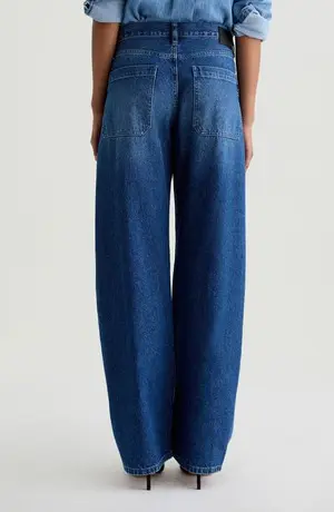 Ag High-waist Barrel Jeans