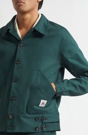BODE Knolly Brook Cotton Jacket - Dark Green