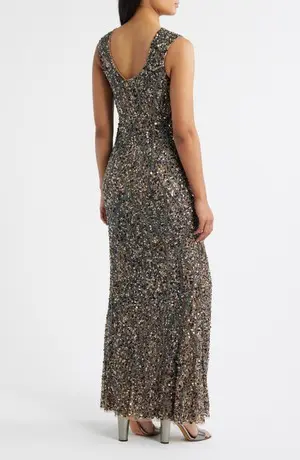 Pisarro Nights Sequin Sleeveless Gown