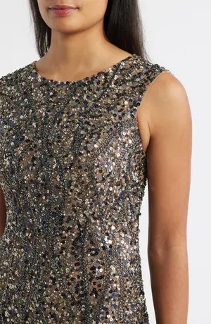 Pisarro Nights Sequin Sleeveless Gown