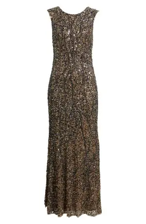 Pisarro Nights Sequin Sleeveless Gown
