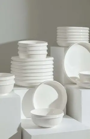 STONE + LAIN Verso Porcelain 12-piece Dinnerware Set