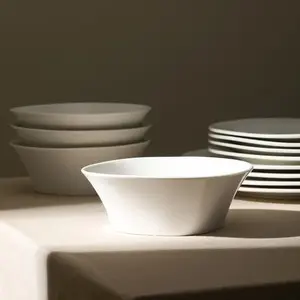 STONE + LAIN Quadro Porcelain 4-piece Bowl Set