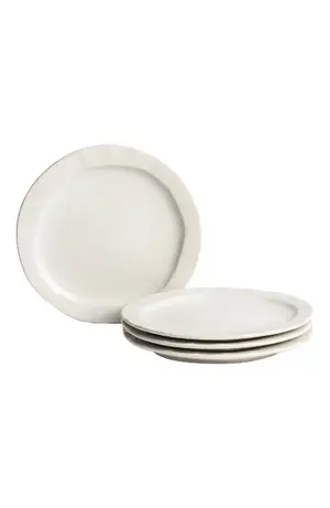 STONE + LAIN Oasis Stoneware 4-piece Salad Plate Set