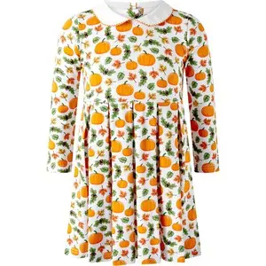 RACHEL RILEY Pumpkin Print Jersey Dress