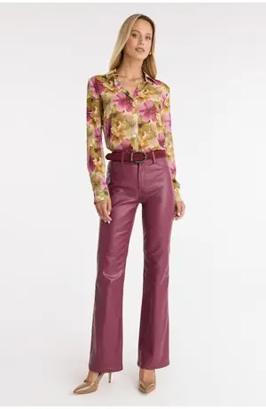 THE NOLI SHOP Ana Floral Button-up Shirt - Floral Print