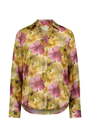THE NOLI SHOP Ana Floral Button-up Shirt - Floral Print