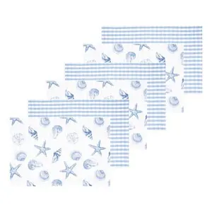 C&F HOME Calming Seas Placemats Set Of 6 - Blue