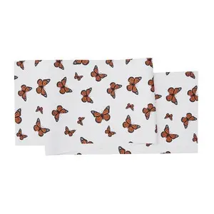 C&F HOME Monarch Butterfly Table Runner 14" X 72 - Orange