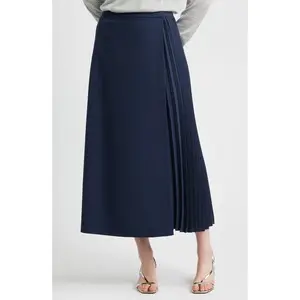 Nordstrom A-line Maxi Skirt - Navy Night