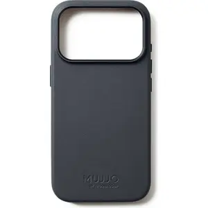 MUJJO Full Leather Case For Iphone 17 Pro - Basalt Blue