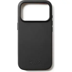 MUJJO Full Leather Case For Iphone 17 Pro - Black