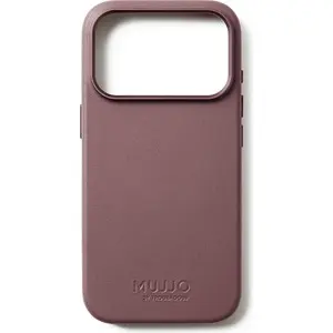 MUJJO Full Leather Case For Iphone 17 Pro - Bronze Red
