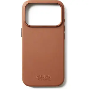 MUJJO Full Leather Case For Iphone 17 Pro - Tan